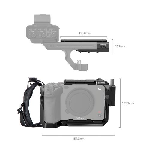 Jaula SmallRig con Handle para Sony FX30/FX3 KIT - Fotomecánica