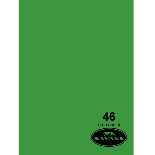 Ciclorama Savage Tech Green - Chromagreen 1.35x11m Fondo De Papel 46 ...