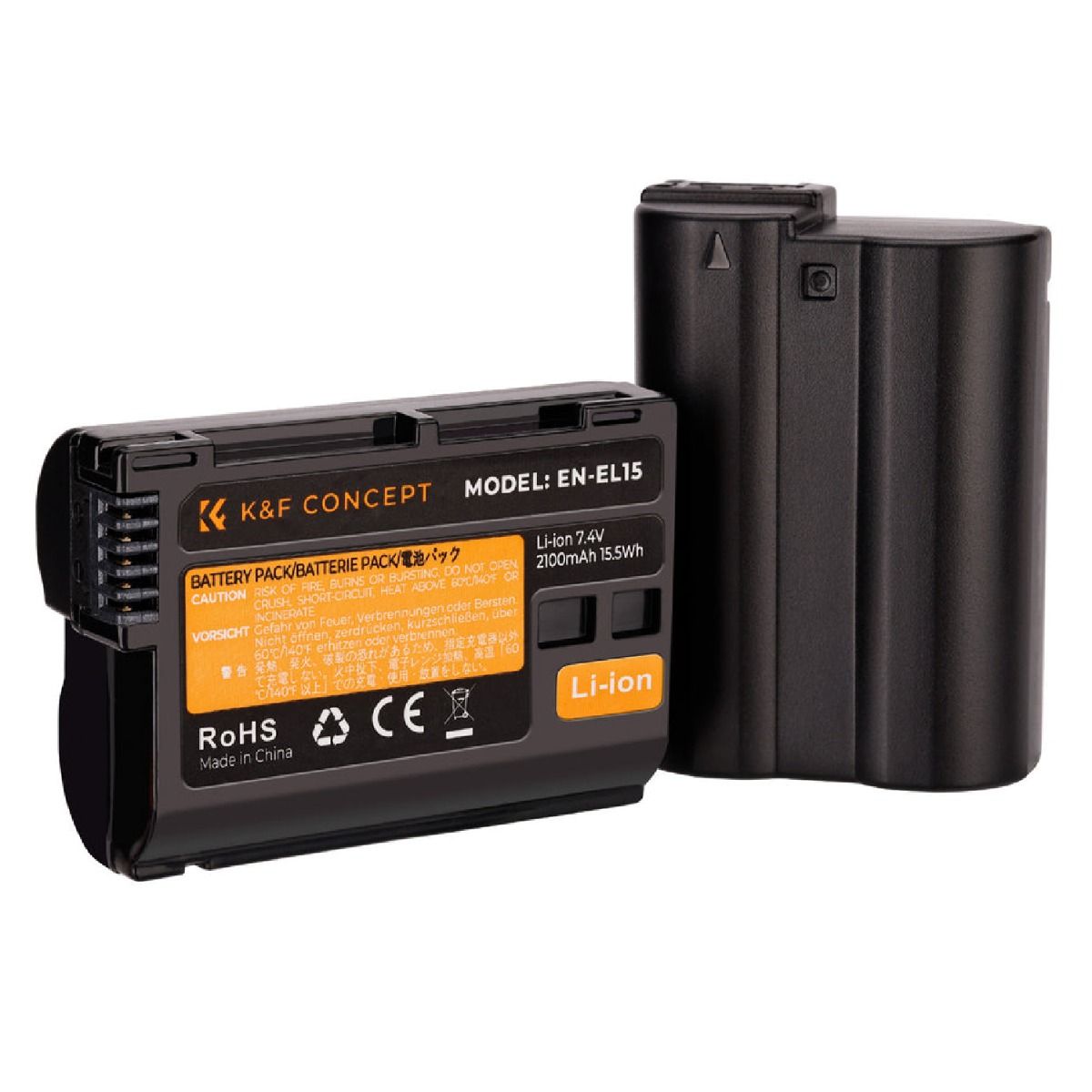 Batería Recargable K&F Concept EN-EL15 para Nikon - Fotomecánica