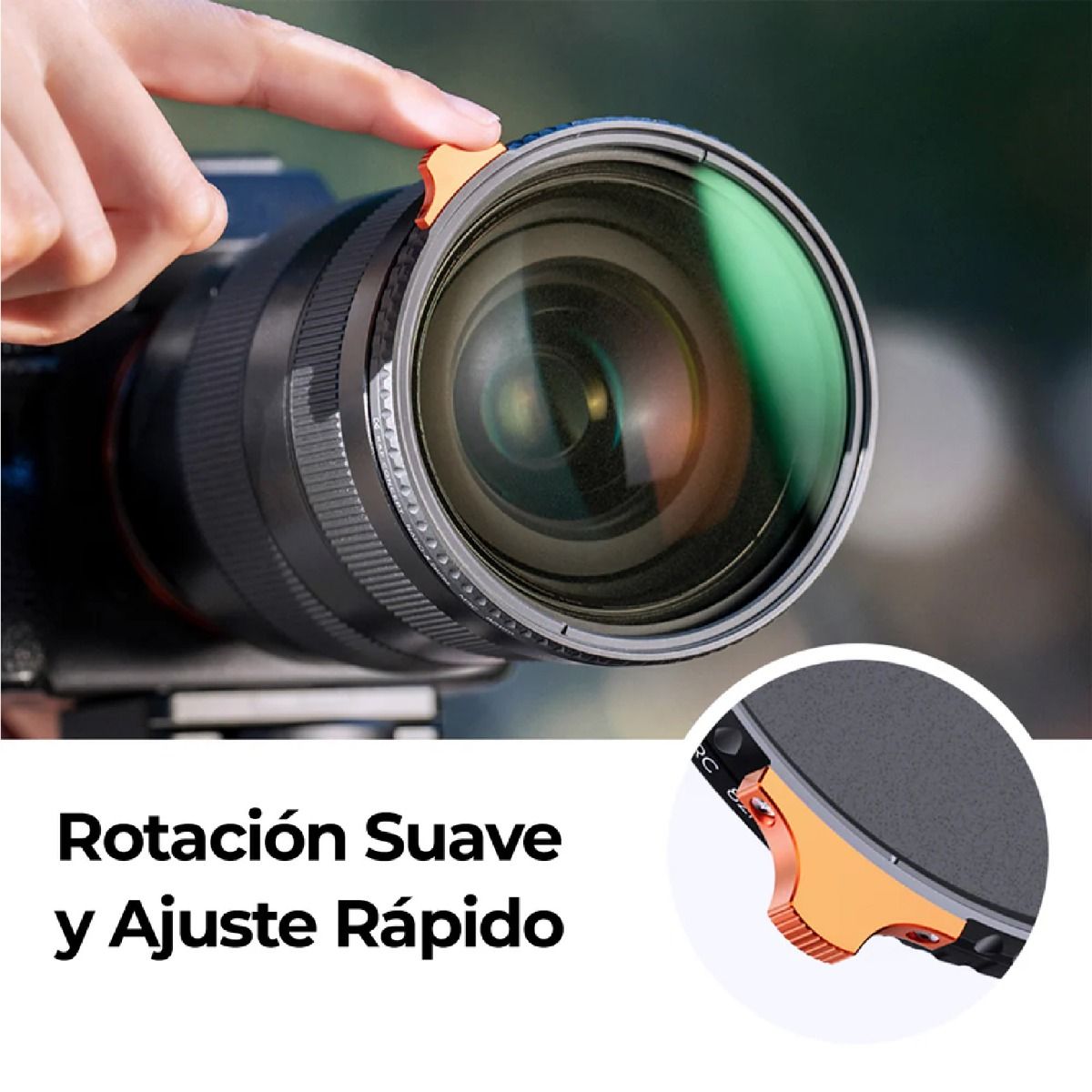 Filtro ND variable K&F Concept 67 mm Black Mist 1/4" Serie NANO-X con ...