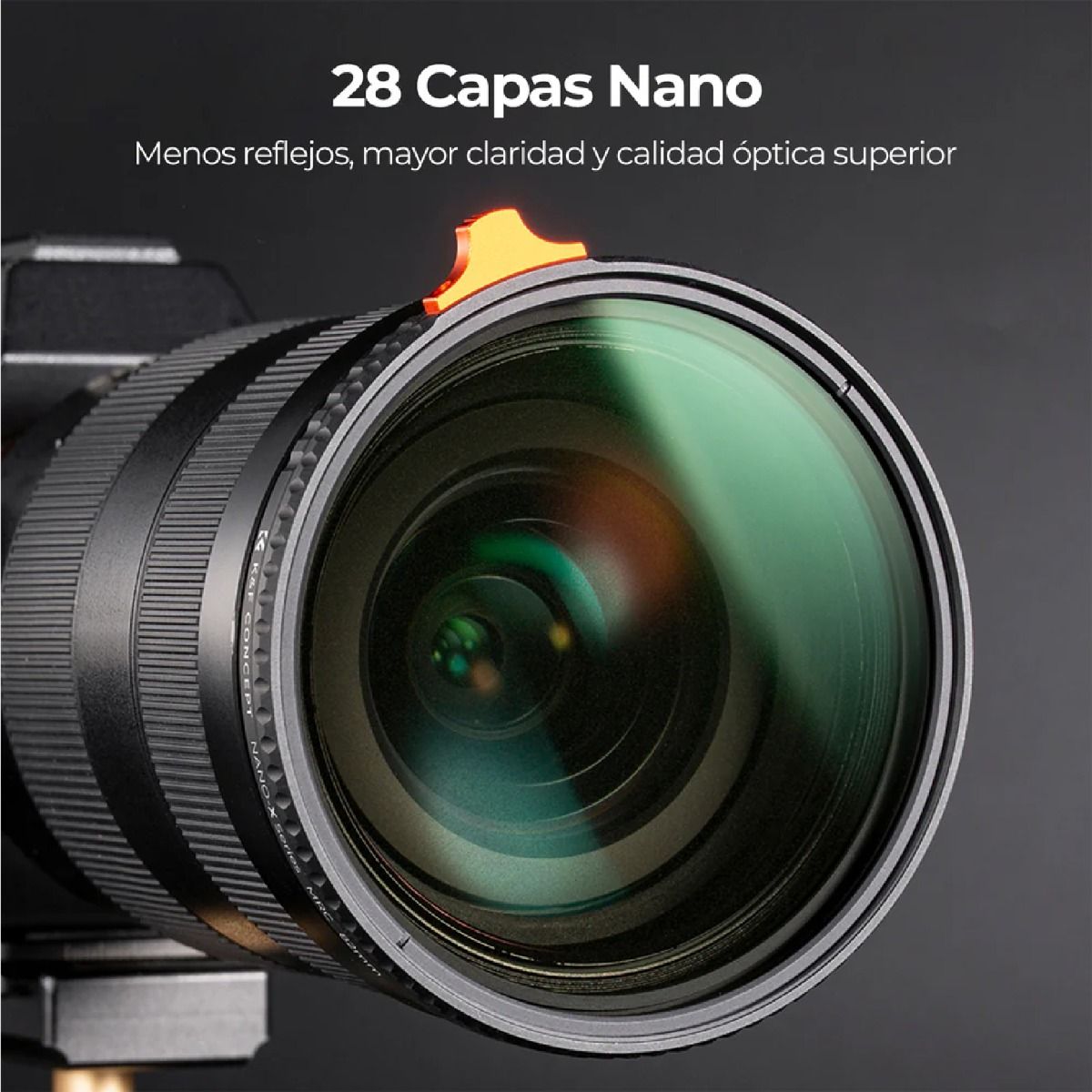 Filtro ND variable K&F Concept 67 mm Black Mist 1/4" Serie NANO-X con ...