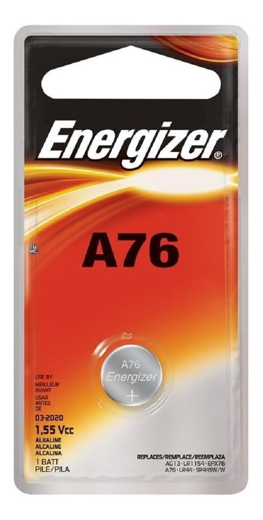 Pila Energizer A76 - LR44 Alcalina - Fotomecánica