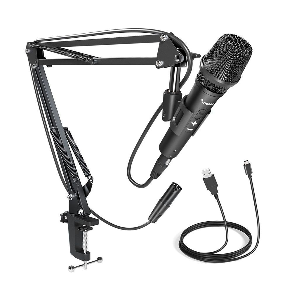 Micrófono MAONO Alámbrico Cardioide AUHD300S - Fotomecánica