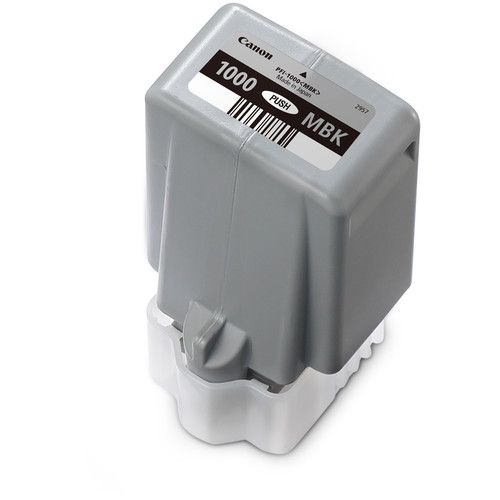 Tinta Canon PFI-1000 MBK 80ML Lucia Pro Matte Black Ink Tank - Fotomecánica
