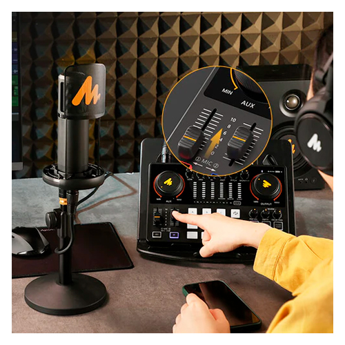 Consola MAONO Para Producción Podcast Monocaster AME2 - Fotomecánica
